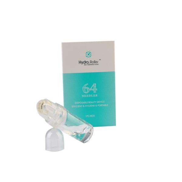 Quality CE Approved 64 Gold Tips Hydra Microneedle Titanium Derma Roller for Hyaluronic for sale