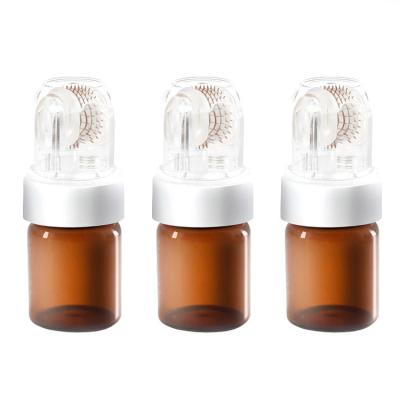 China Tipo NO Plugs Novamente concebido 42/150Ouro Titânio Microneedle Hydra Stamphydra Roller para o Rejuvenescimento da Pele à venda