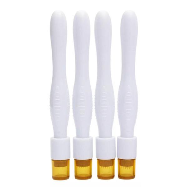 Quality White Handle Professional 40 Needle Titanium Derma Stamp Micro Needling Therapy for sale