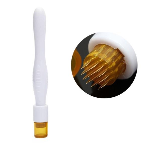 Quality White Handle Professional 40 Needle Titanium Derma Stamp Micro Needling Therapy for sale