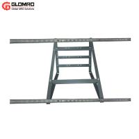 China Ground Mount Solar Panel Brackets Al6005-T5 Anodized 60m/s Wind Load for sale