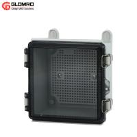 China Buckle Transparent Plastic Waterproof Outdoor Electrical Junction Box 2.48kg 25 Year Life for sale