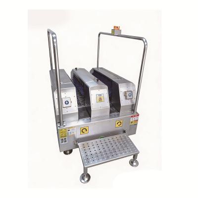 China Heavy Duty boot wash station for sale 304 Stainless Steel Channel Brush Self Cleaning Machine for sale