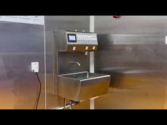 Touchless Industrial Hand Sink Stainless Steel Hygiene Station