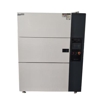 China Customizable And High-Performance Three-Box Thermal Shock Test Chamber , PLC Touchscreen Control For Defense, Electronics, Pharma for sale