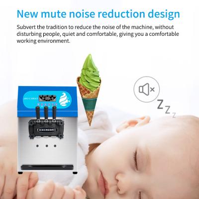 China Commercial Soft Ice Cream Machine Three Flavors Ice Cream BT-36ETB for sale