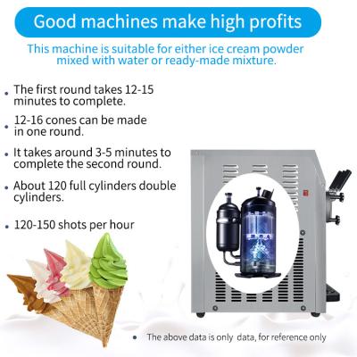 China Commercial Soft Ice Cream Machine Three Flavors Ice Cream BT-36ETB for sale