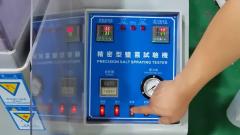 Signal base station housing salt spray chambers: weatherproof rust resistance verification