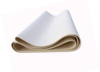 China Endless Belts 12mm Thick White Recycled Polyester Felt Sheets With Adding Resin for sale