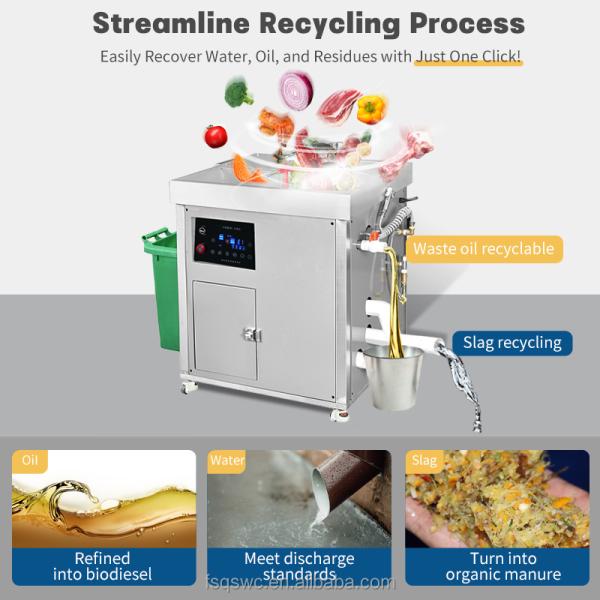 Quality Food Waste Recycling Kitchen Equipment Garbage Disposal Machine for sale