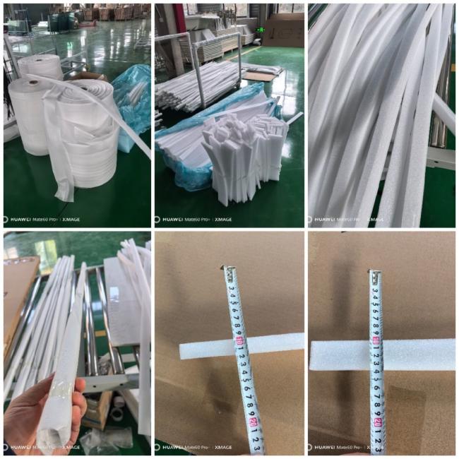 Tempered Glass Rectangular Simple Shower Enclosure Single Sliding Door