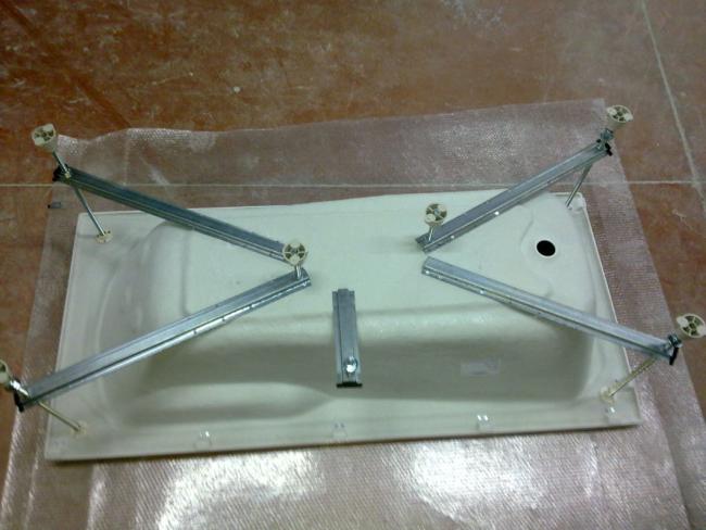 Simple Acrylic Bathtubs with Separated Panels Legs Disassembled Skirt Bathtub