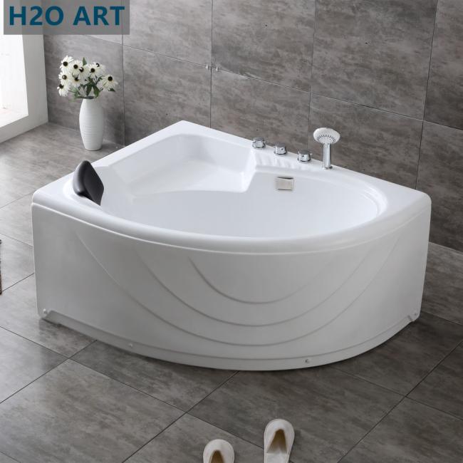Acrylic Corner Bathtub with Removeable Panel Bathtub Disassembled
