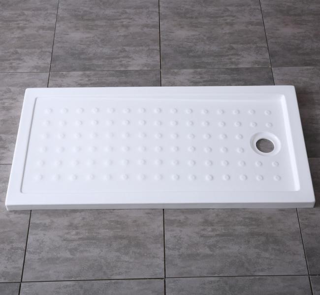 Rectangular Acrylic Shower Base Bathtub Tray Shower Plate
