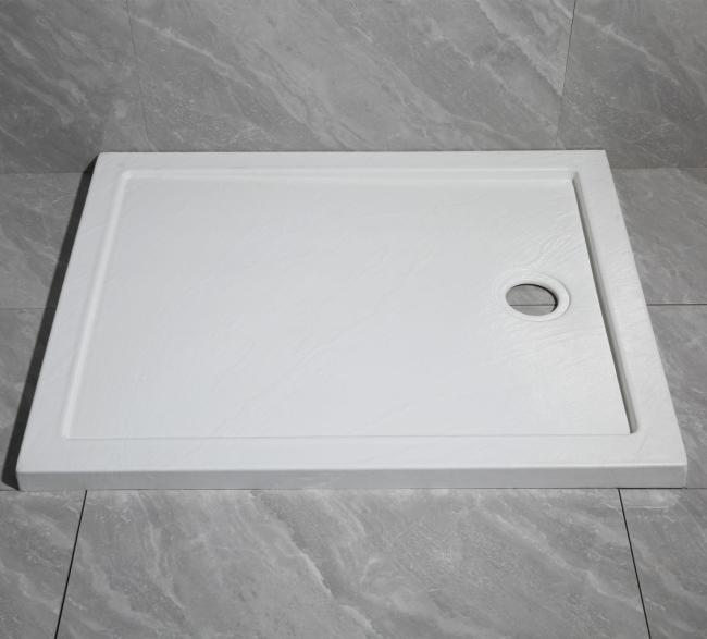 Luxury High Quality Acrylic Shower Tray Similar SMC Tray Artificial Marble Stone Tray Material