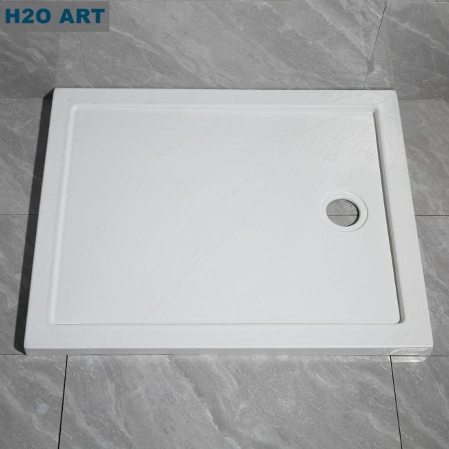 Luxury High Quality Acrylic Shower Tray Similar SMC Tray Artificial Marble Stone Tray Material