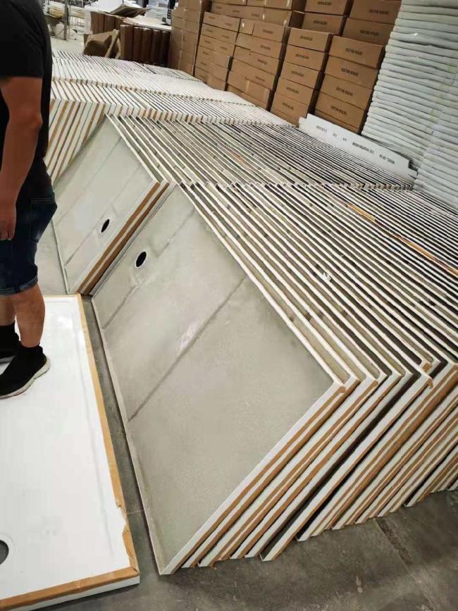Corner Acrylic Shower Tray for Glass Cabinet Bottom Base Bath Tray