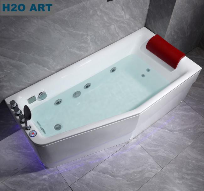 European Selling Acrylic Massage Bathtubs Freestanding Whirlpools