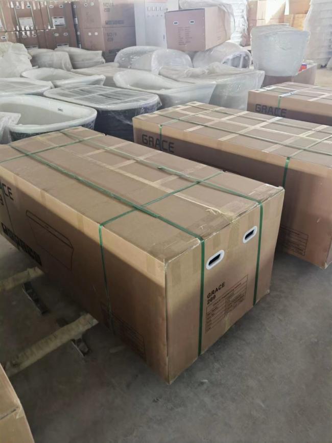 Cheap Fast Sales Pure Pmmma Acrylic Freestanding Bathtub Bulk Packing Option