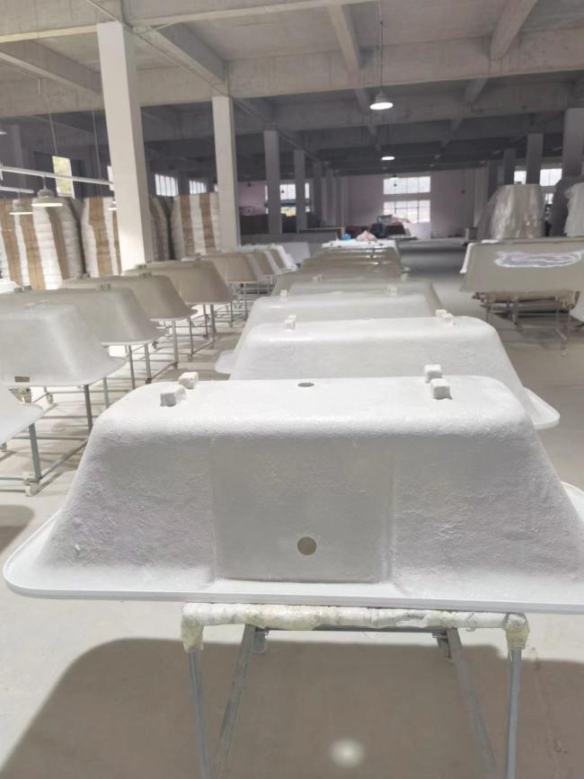 Flexible Pure PMMA Acrylic Freestanding Bathtub Disassembled