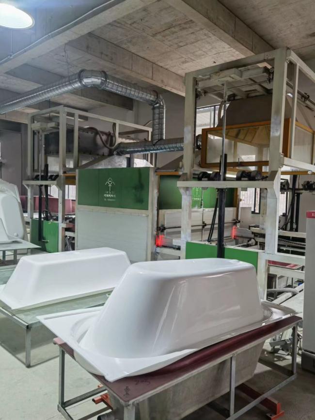 Flexible Pure PMMA Acrylic Freestanding Bathtub Disassembled