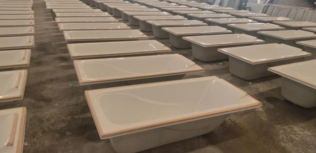 High Quality Drop in Acrylic Bathtub Simple Function Built in
