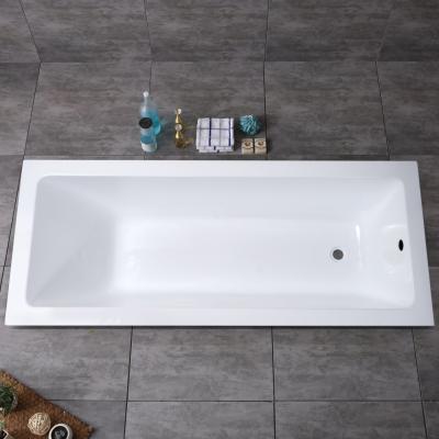 Cina Bagno acrilico rettilineo con pannelli e gambe flessibili in vendita