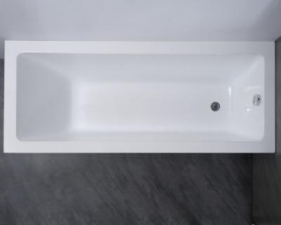 Cina Bagno acrilico rettilineo con pannelli e gambe flessibili in vendita