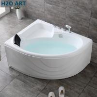 China Acrylic Corner Bathtub with Removable Panel 1700x1000x600mm Disassembled for Easy Transport for sale