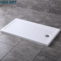 China Rectangular Acrylic Shower Base Tray 90mm Drain Hole Multiple Sizes Available for sale