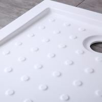 China Rectangular Acrylic Shower Base Tray 90mm Drain Hole Multiple Sizes Available for sale