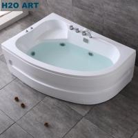 China Corner Massage Bathtubs Simple Function Whirlpools Baths for Comfortable Experience for sale