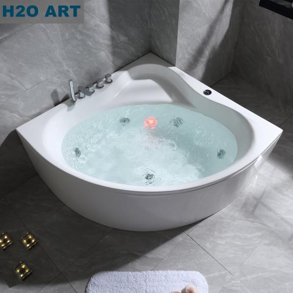 Quality Corner Acrylic Massage Bathtub Whirlpools SPA Tub Hand Controlled for Precise Control for sale