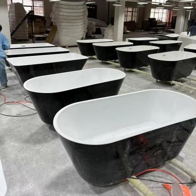 China Banheira de banho PMMA Oval Acrílica Independente US 400/Piece 1 Piece Min.Order Banheira Independente à venda