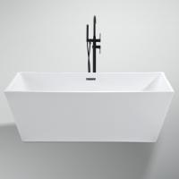 China Rectangular PMMA Acrylic Freestanding Bathtub 1700x750x580mm CE ISO SGS for sale