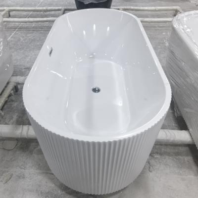 Китай 1800/1700/1600/1500/1400 мм Овальный Чистый ПММА акриловый свободностоящий ванна линия Внешняя ванна продается