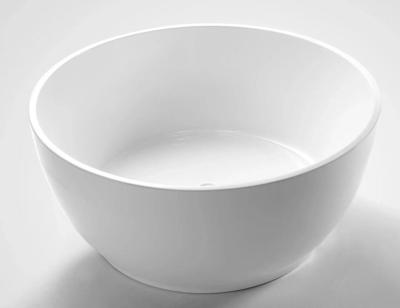 Cina Vasca da bagno circolare a bordo stretto e materiale acrilico per carico di grandi dimensioni in vendita