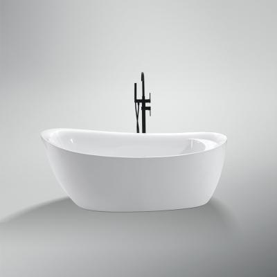 Cina 1800mm tubo di vasca da bagno esterno Massaggio gratuito vasca da bagno acrilica indipendente con getti a turbine in vendita