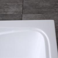 China End Drain Acrylic Bathtub Simple Function 1700mm Hand Control Drop In for sale