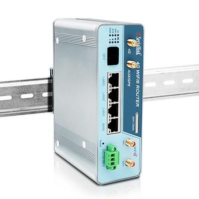 中国 12V 1000M 産業用4GWiFiルーター 自動車用ワイヤレスルーター 双SIMカード 販売のため
