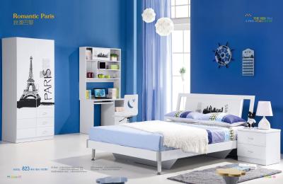 China modern painted MDF boy bedroom furniture,#823 for sale