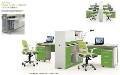 China modern 2 seater office workstation with cabinet,#JO-5008-2 for sale