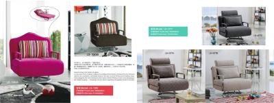China single sofa bed with arm,#LS-1063 for sale