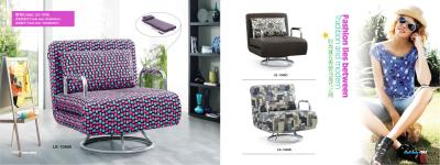 China single swivel sofa bed with arm,#LS-1046 for sale