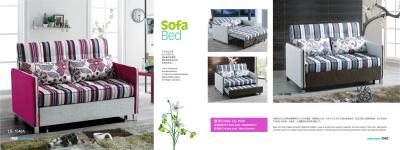 China two seat fabric sofa cum bed,#LS-1048 for sale
