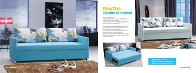 China modern three seat fabric sofa cum bed,#LS-1025 for sale