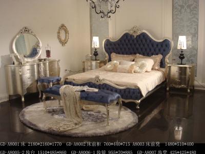 China villa bedroom furniture,#GD-A8001 for sale
