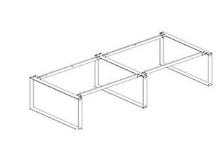 China black metal conference table sled leg,#505 for sale