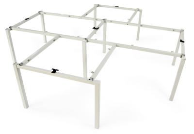 China 4 seater partition 50mm tubular metal table frame ,#210 for sale