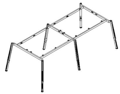 China conference table metal leg frame ,#939 for sale